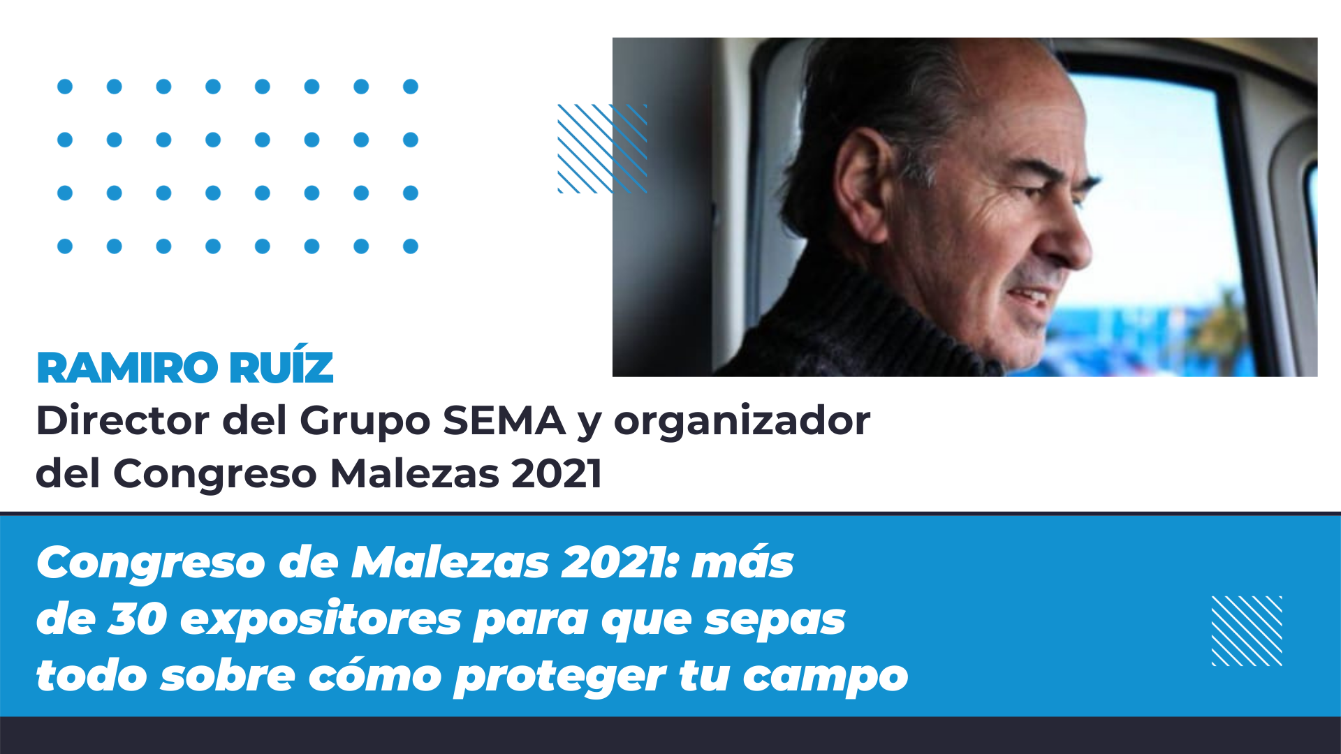 Ramiro Ruiz - Director del Grupo SEMA y organizador del Congreso ...